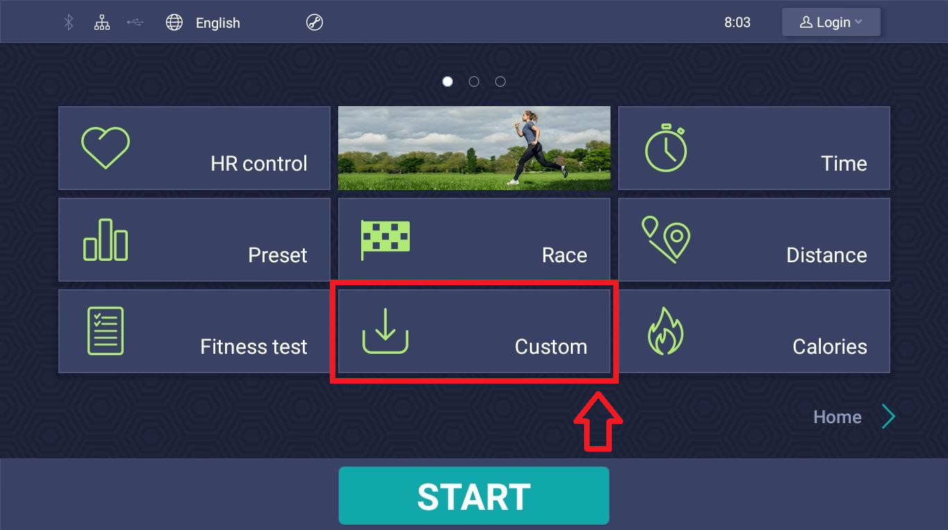 How To Customize Workout Program For e2-Console Treadmill (550Te2 ...